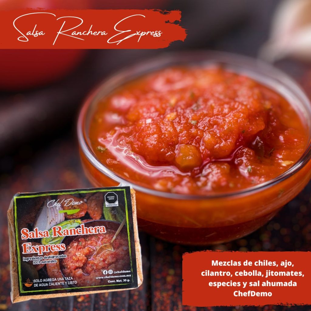 Salsa Ranchera Deshidratada ChefDemo — Chef Demo
